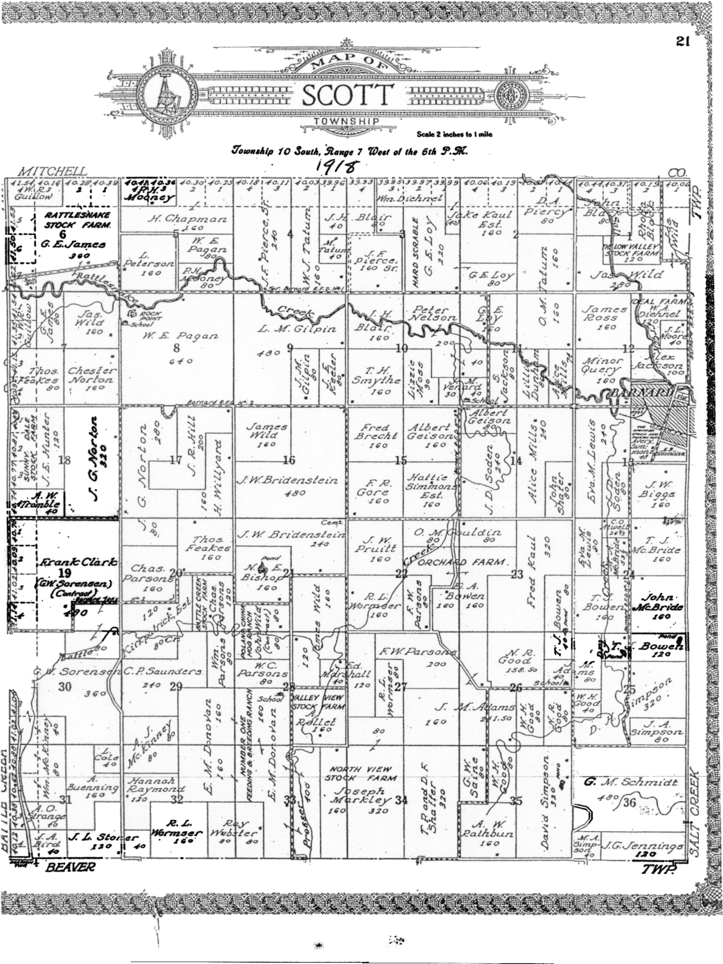 Lincoln County Kansas Maps